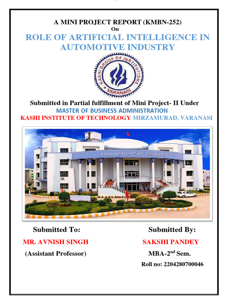Sakshi Mini Project - 2 | PDF | Artificial Intelligence | Intelligence ...