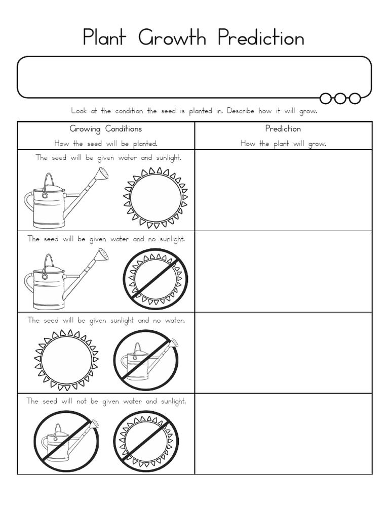 Plant Growth Conditions and Predictions | PDF