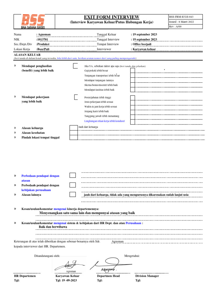 New Agusman Bss | PDF