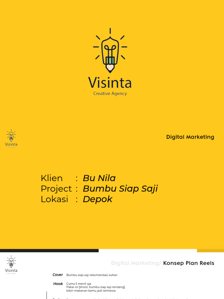 Contoh Konten Plan | PDF