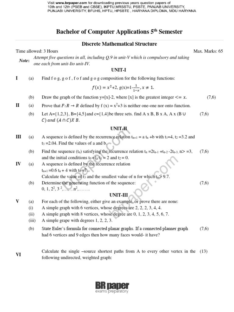DMS (5th) Dec2019 | PDF | Mathematical Relations | Theoretical Computer Science