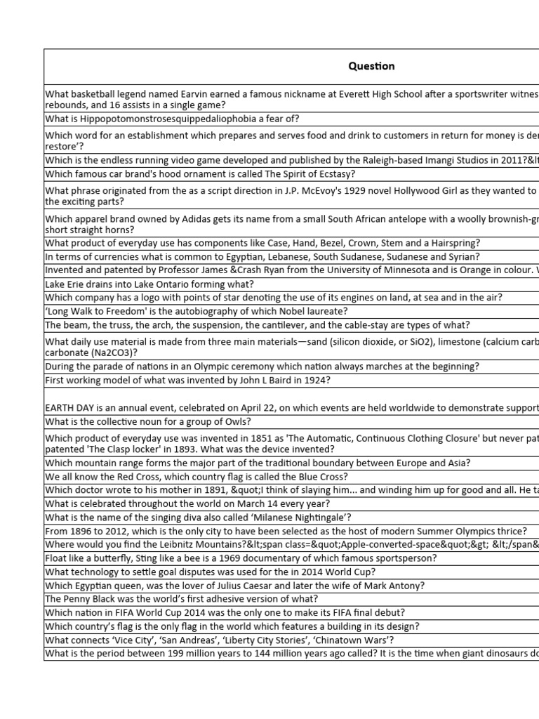 Practice Questions - Senior English | PDF