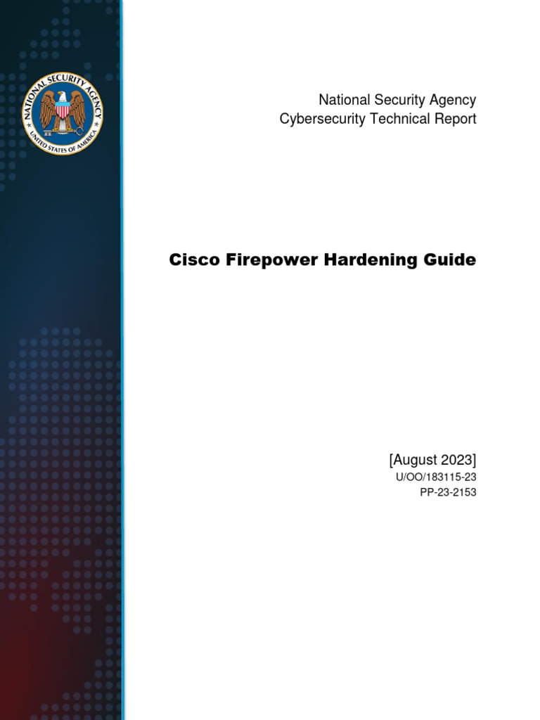 Cisco Firepower Hardening Guide | PDF | Transport Layer Security | Computer Network