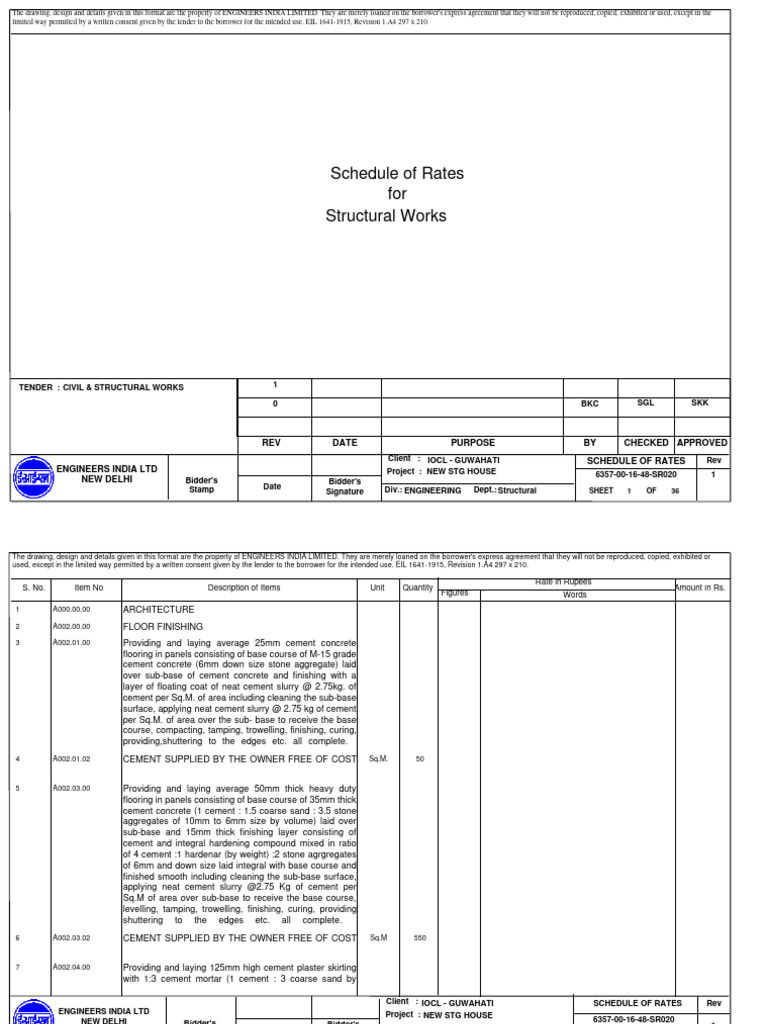 STG House Tender | PDF | Plaster | Sheet Metal