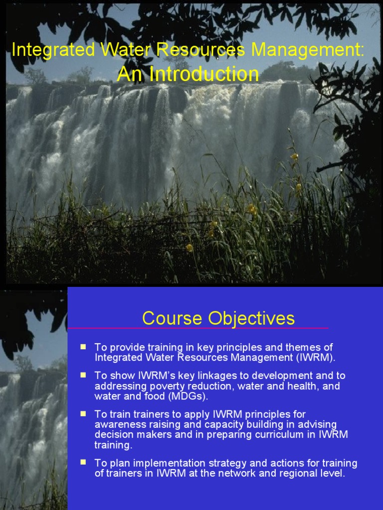 An Introduction: Integrated Water Resources Management | PDF | Water ...