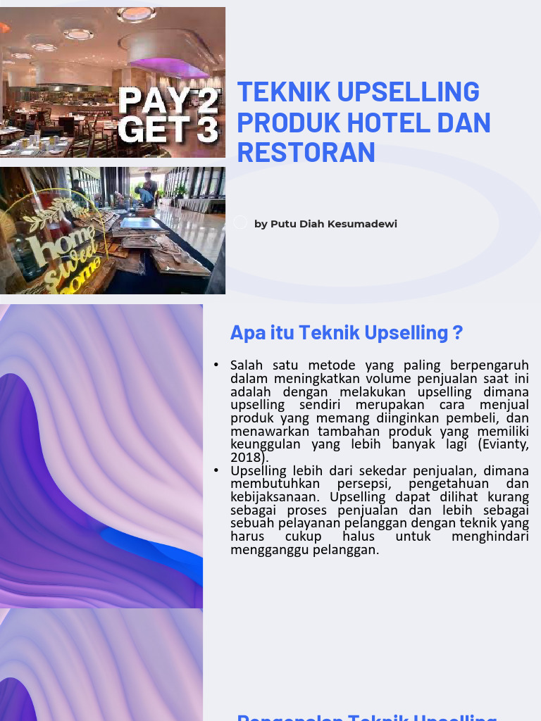 Teknik Upselling | PDF