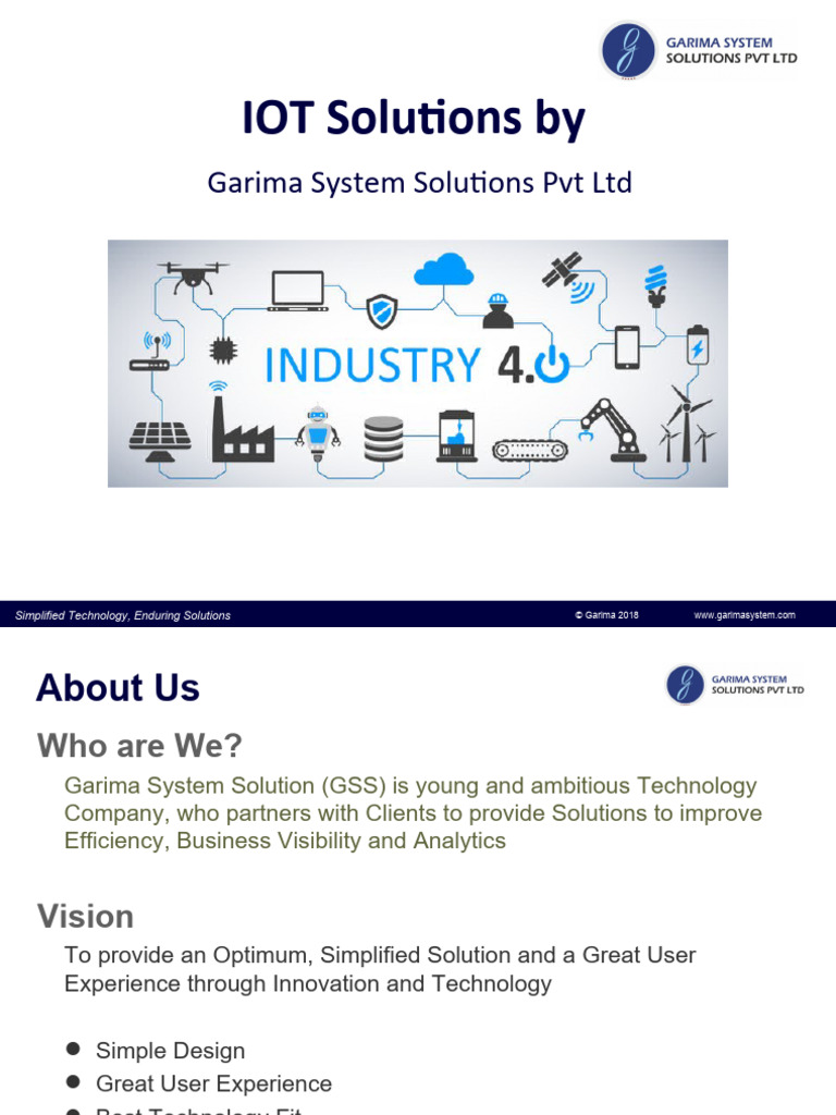 IOT Solutions & Innovations by GSS | PDF | Business | Computers
