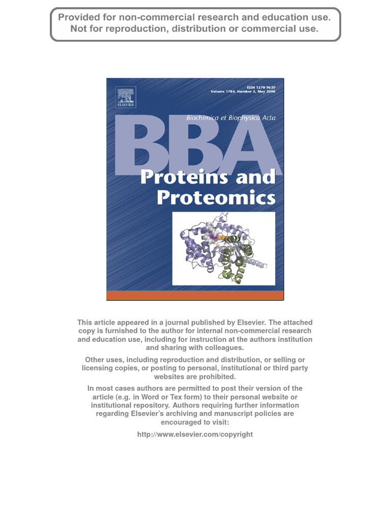 2008 BBA-Lingaraju and Gowda | PDF | Enzyme Inhibitor | Protease