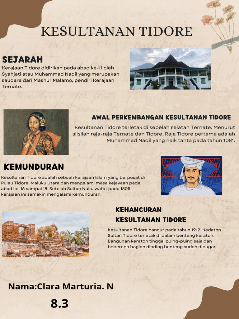 Sejarah Kerajaan Tidore - 20231124 - 083253 - 0000 | PDF