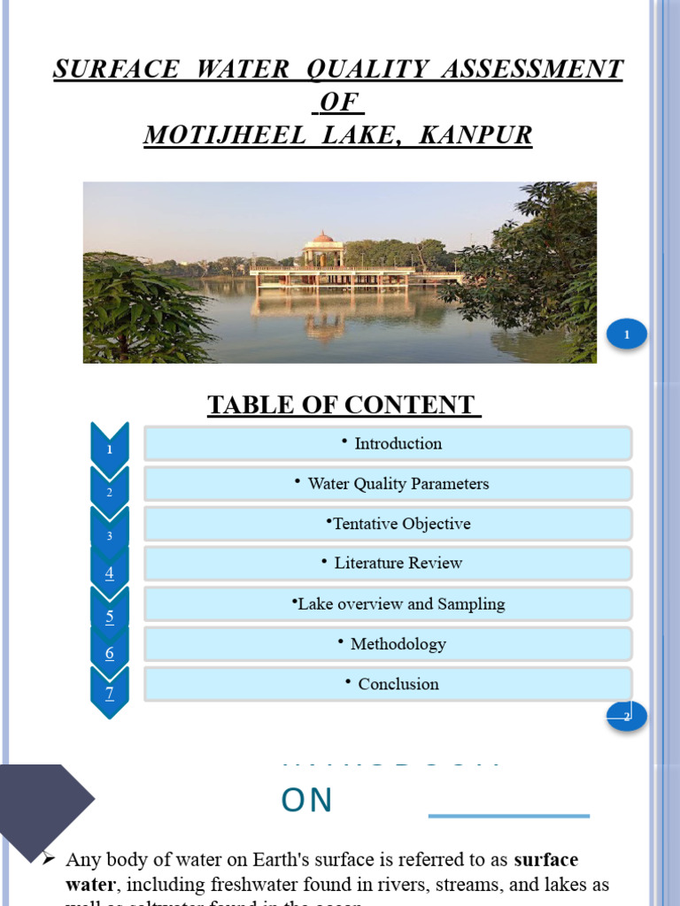 Presentation 1 | PDF | Ph | Water Quality
