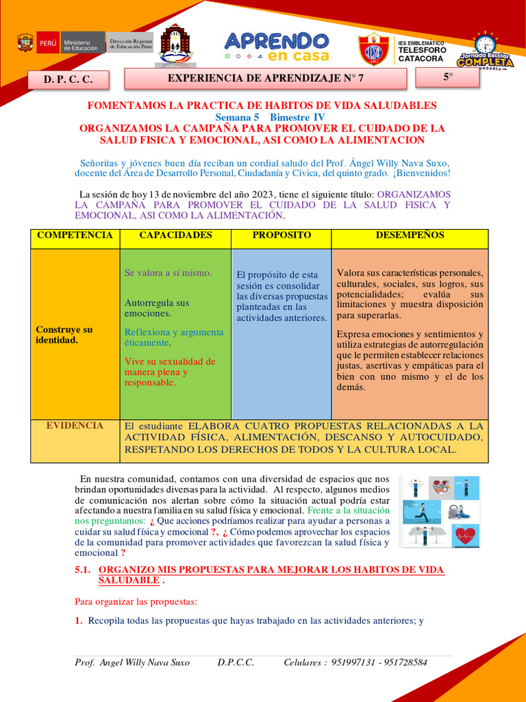 Dpcc5° Ivbim 5 | PDF | Alimentos | Carne