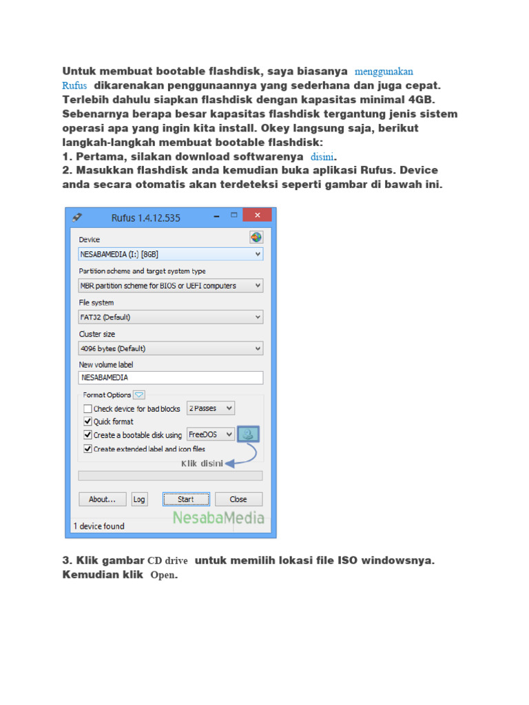 Cara Install Windows 7 Menggunakan Flashdisk | PDF