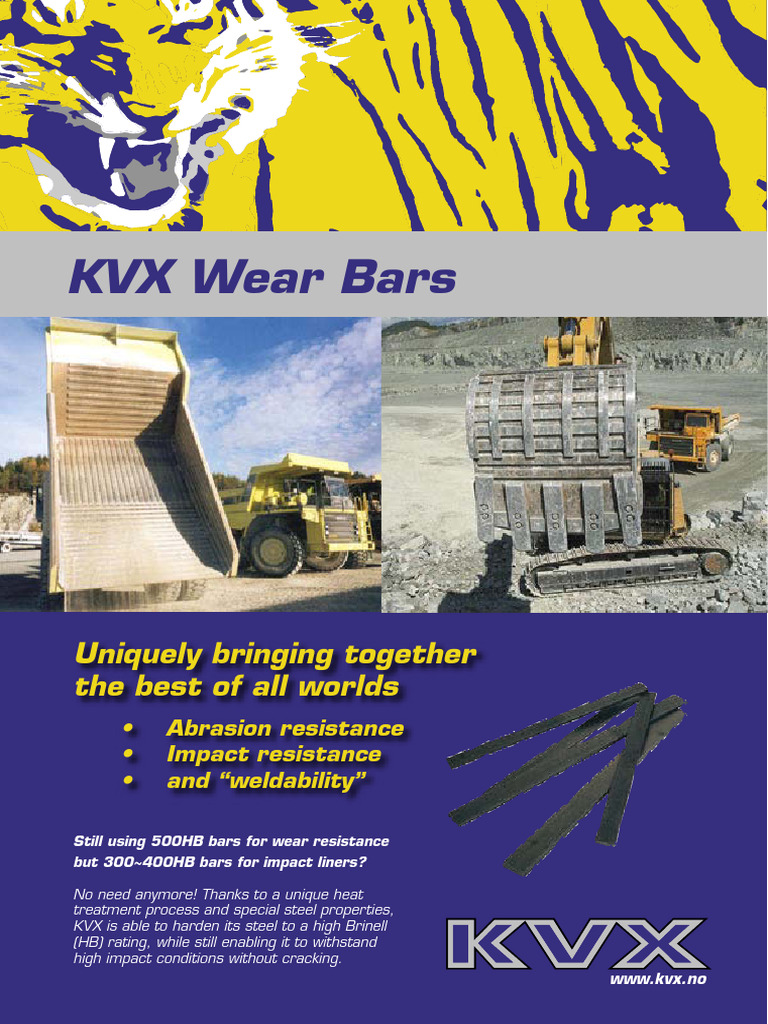 KVX Wear Bar | PDF | Wear | Steel