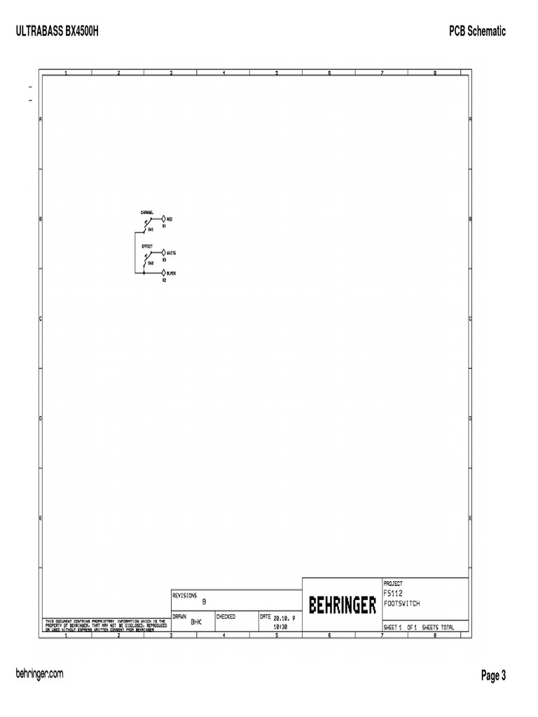ULTRABASS BX4500H Cirquit Scheme | PDF