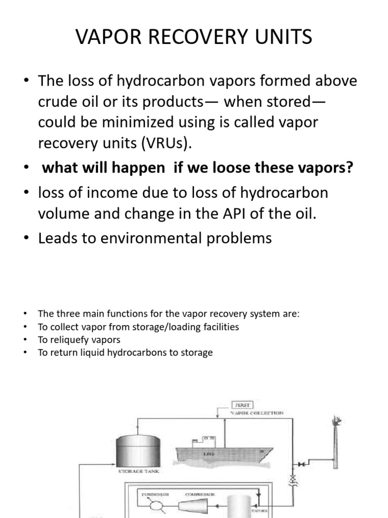 Vapor Recovery Units | Download Free PDF | Vapor | Transparent Materials