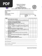 Validation Sheet For Research Questionnaire | PDF