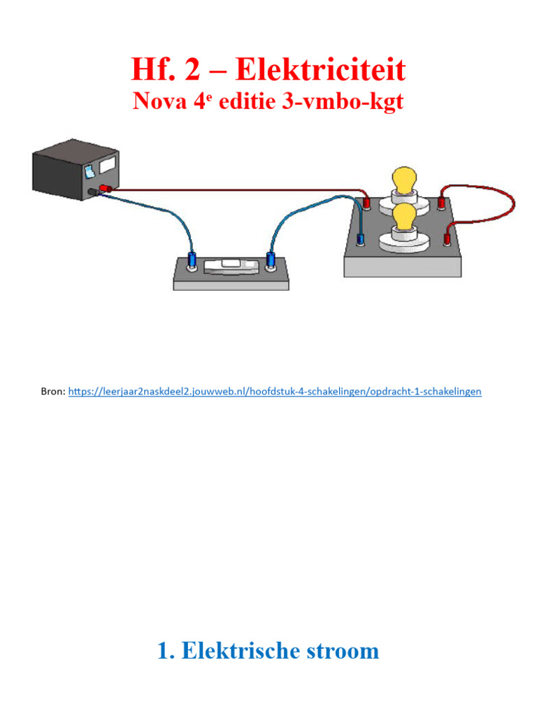 Nova3 Deel 3 HF 2 - Elektriciteit | PDF