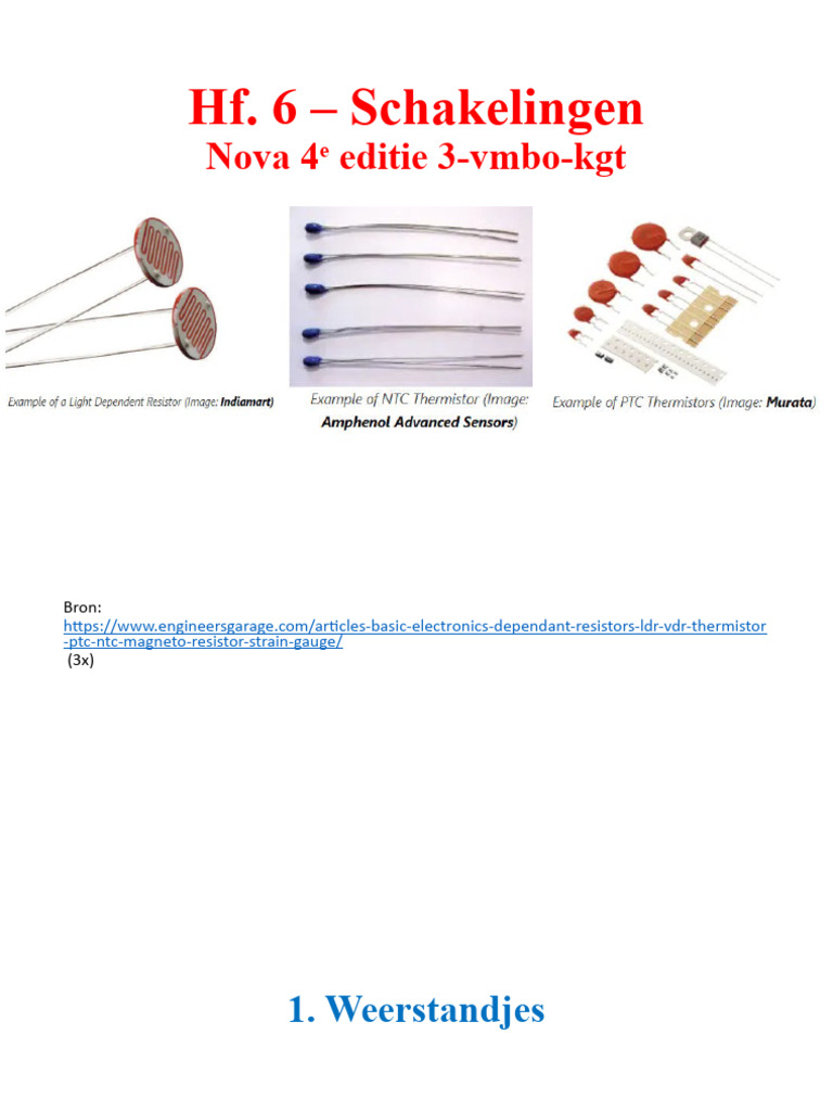 Nova3 Deel 3 HF 6 - Schakelingen | PDF