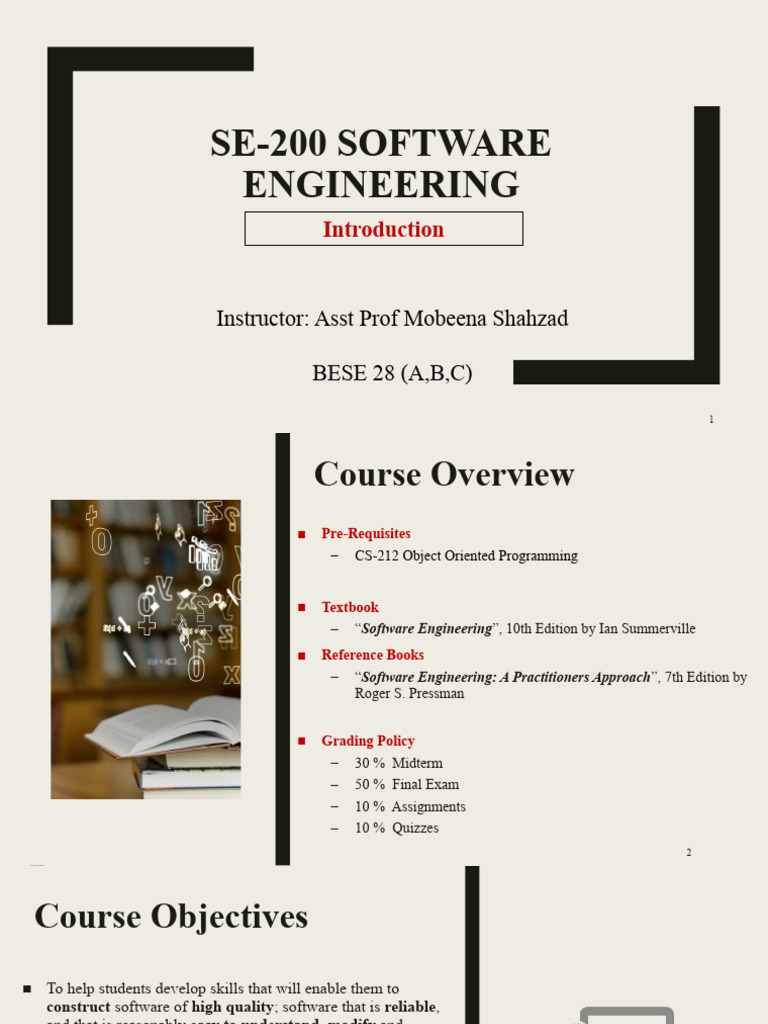 Lecture 1 - Introduction | PDF