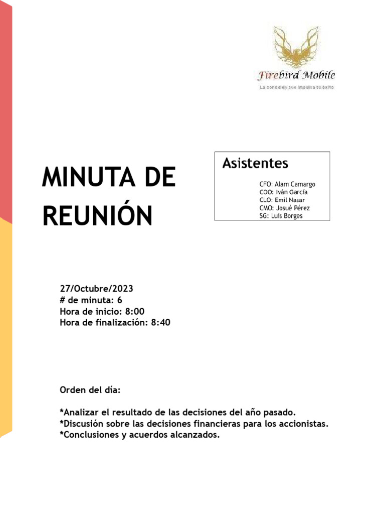 Minuta Plan | PDF