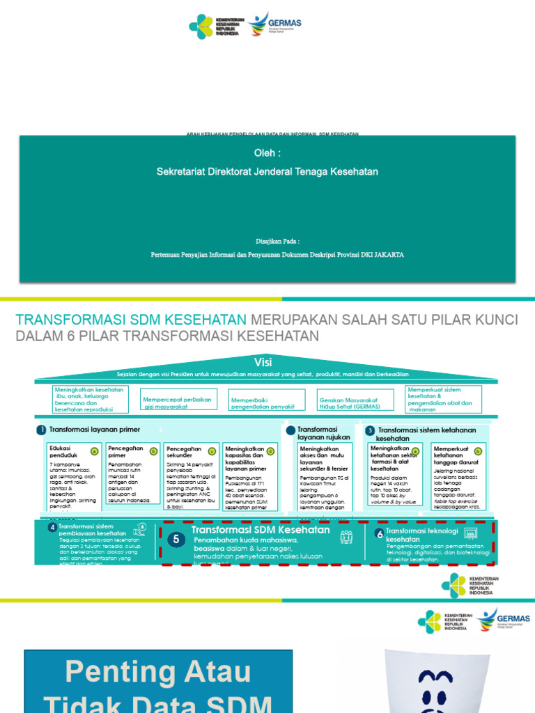 Kebijakan SISDMK DKI 2022 | PDF