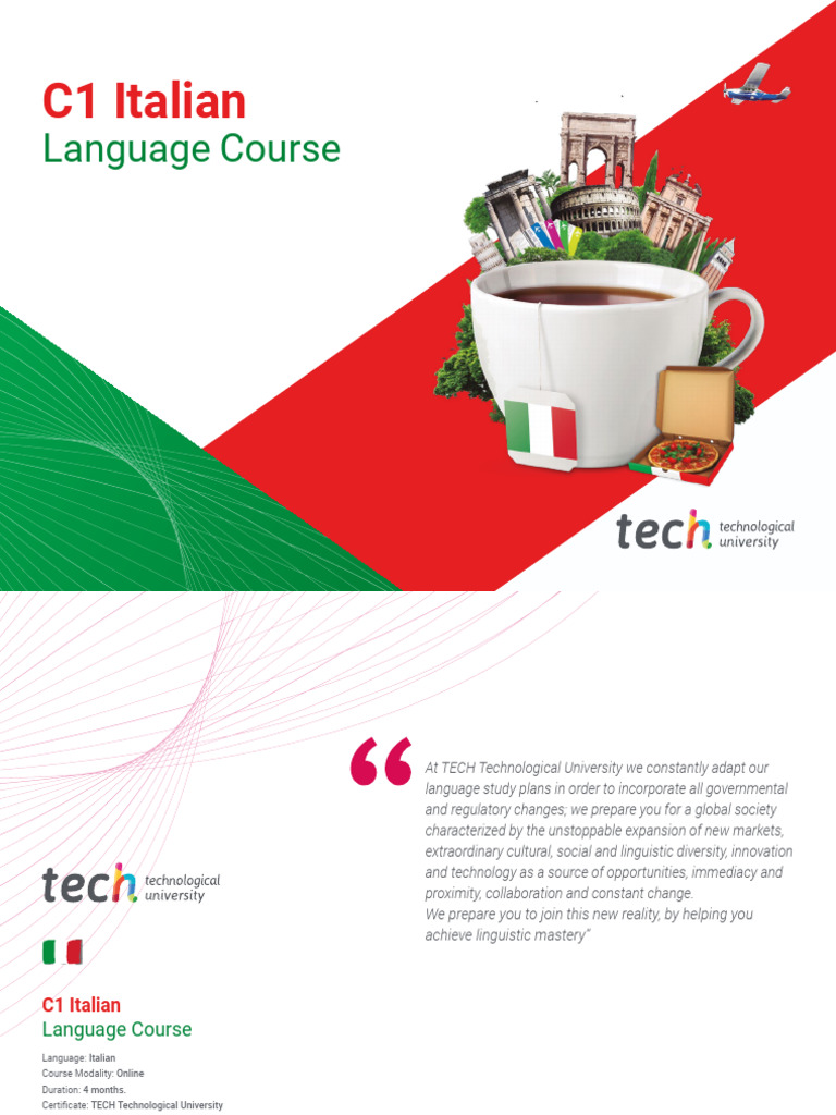 C1 Italian Language Course Online | PDF