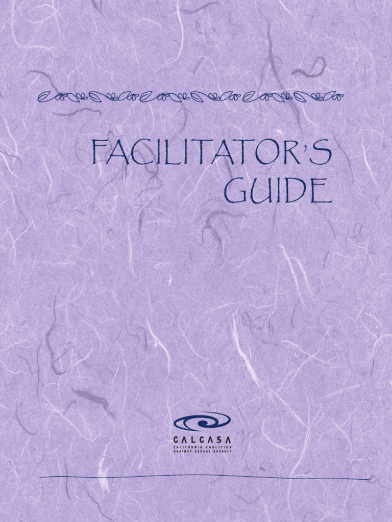 CALCASA 1999 Facilitators Guide | PDF | Empowerment | Facilitator