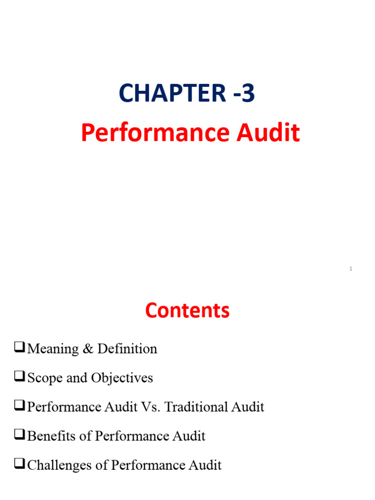 Understanding Performance Audits | PDF | Audit | Risk