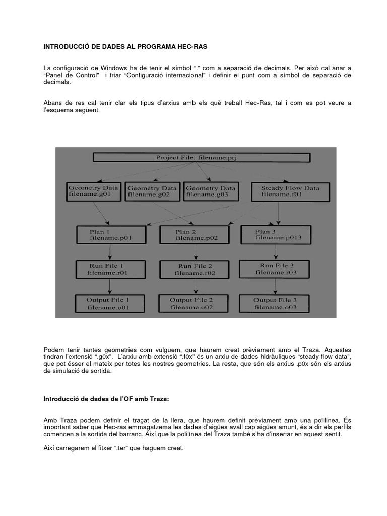 Manual Hec-Ras Per Traza | PDF