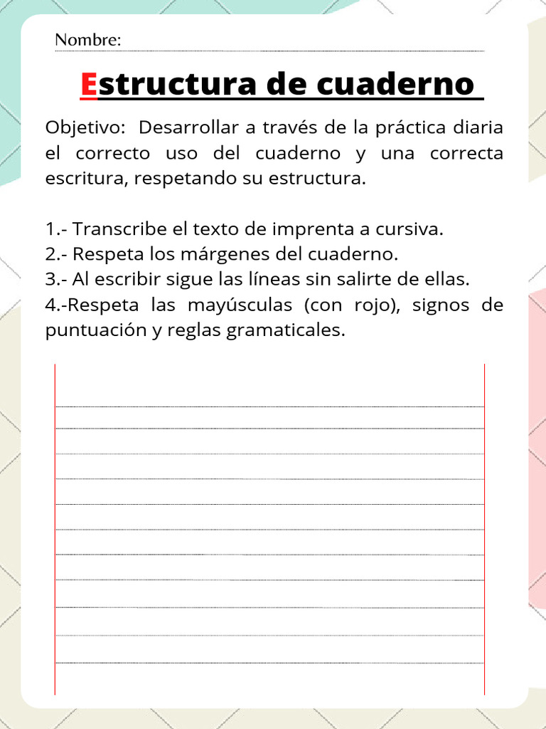 Cuadernillo, Practica de Escritura | PDF | Agua | Residuos