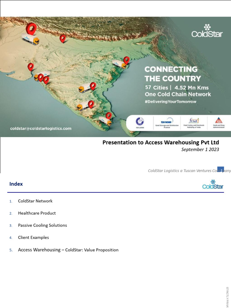 Introductory Presentation Access Warehousing 20230901 | PDF | Warehouse | Logistics