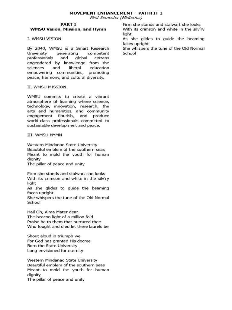 PathFit NOTES - For 1st Semester Midterms | PDF