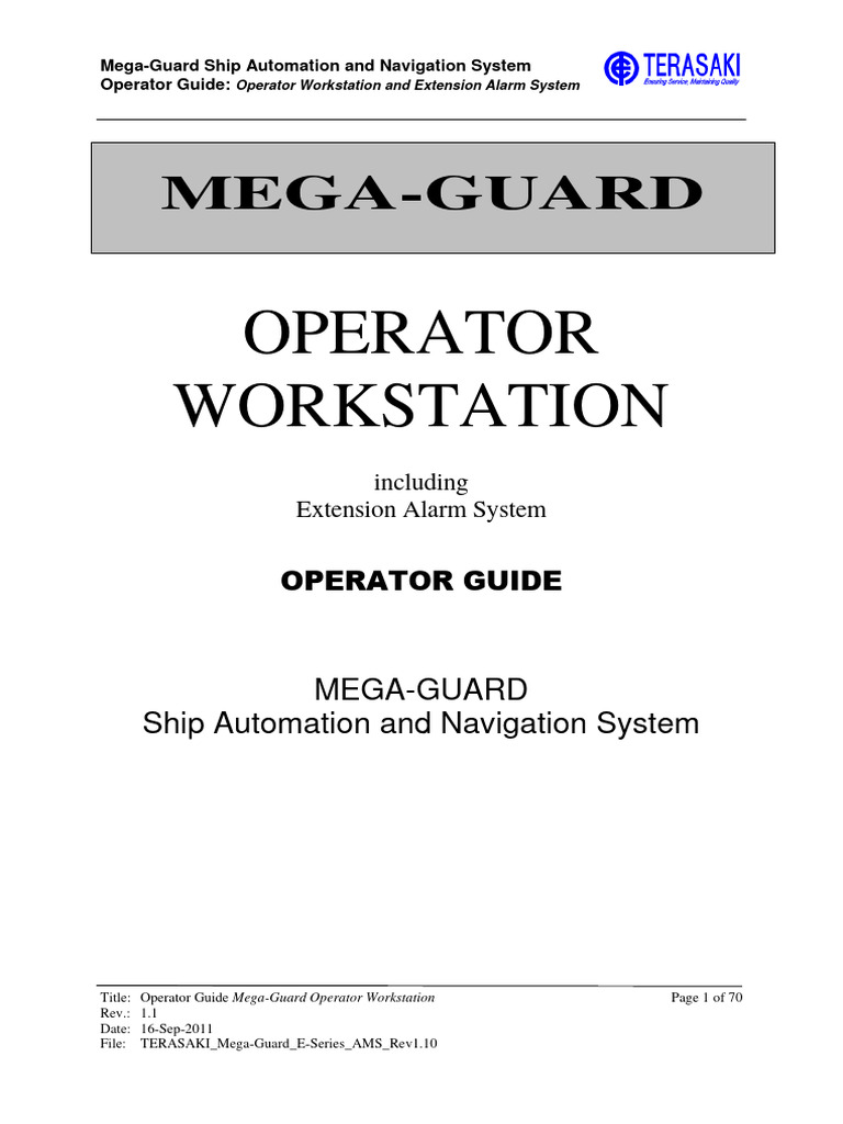 TERASAKI - Mega-Guard - E-Series - AMS - Rev1.1220 | PDF | Programmable ...
