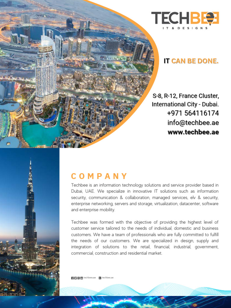 TechBee IT Network and AV Solutions Company in Dubai UAE | PDF ...