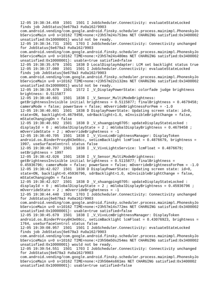 Log | PDF | Operating System Families | Computer Architecture