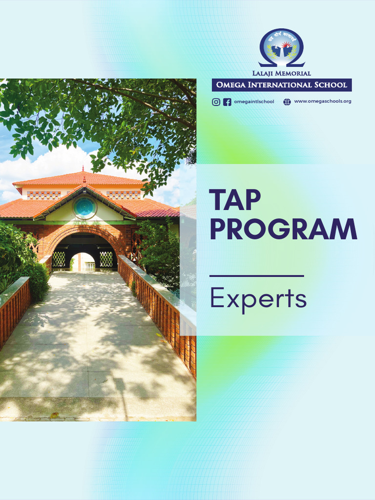 Tap Program - Experts V4-1 | PDF | Learning | Doctor Of Philosophy