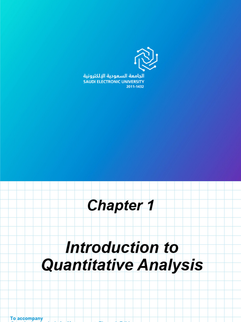 Introduction To Quantitative Analysis | PDF | Statistics | Analysis
