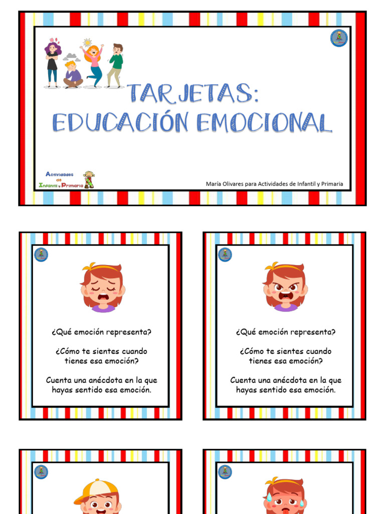 tarjetas-educacion-emocional | PDF