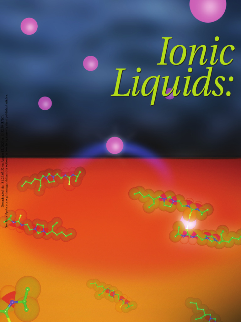 Ionic Liquids | Download Free PDF | Solvent | Catalysis