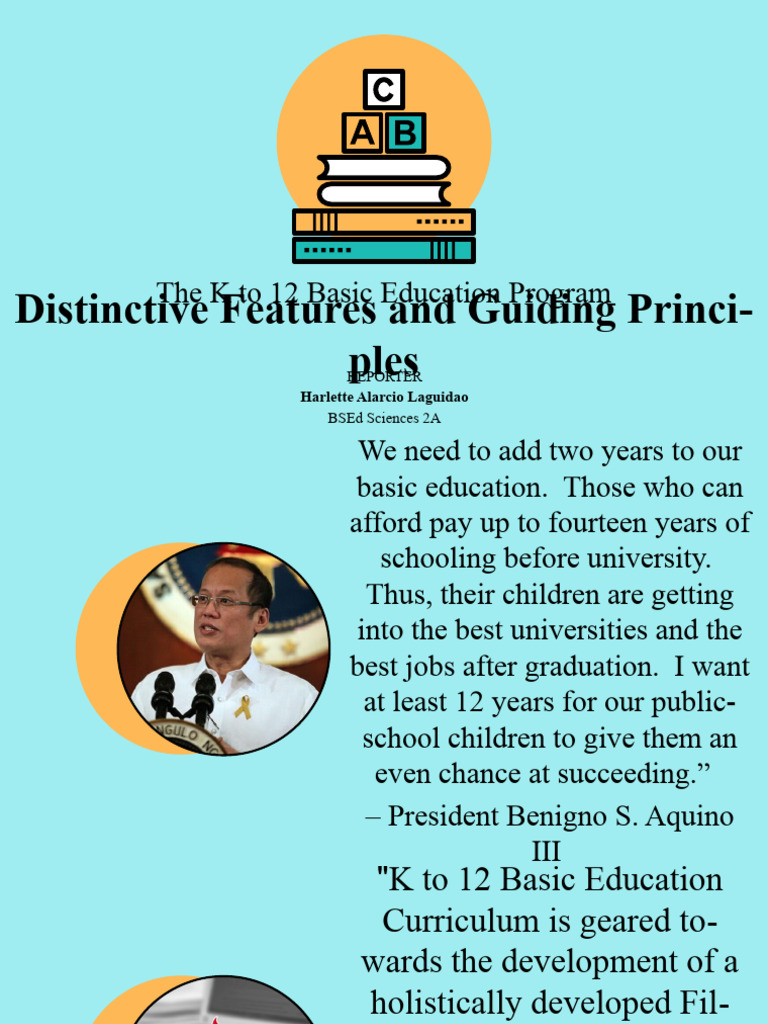 K to 12 Education Program Features | PDF | Curriculum | Learning