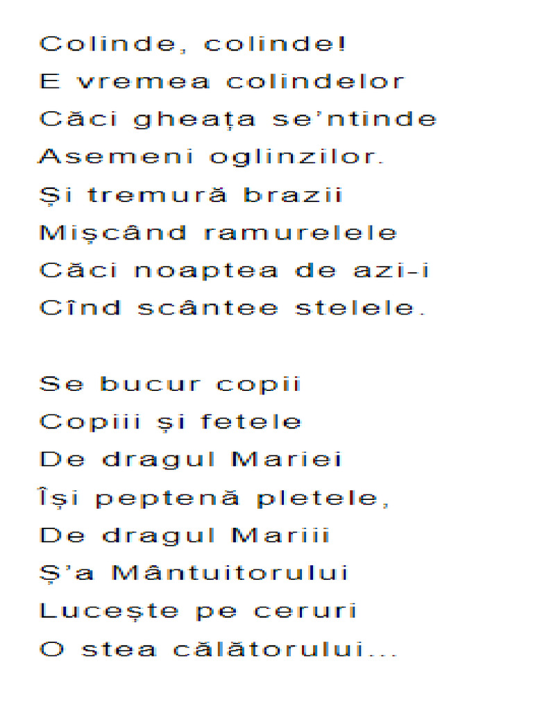 Colinde Colinde | PDF