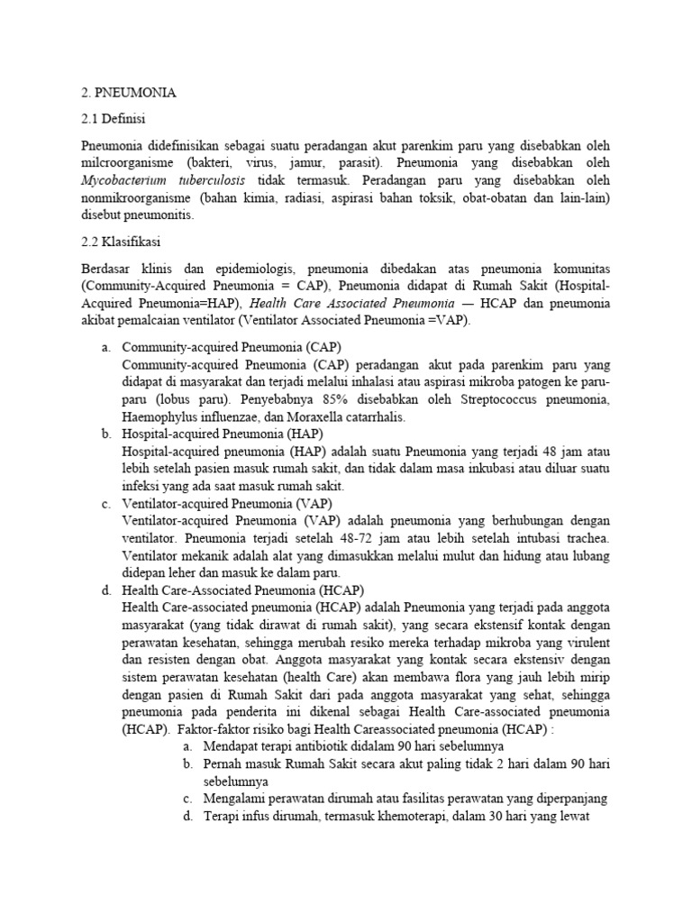 Pneumonia Pulmonolog 20 Top Case | PDF | Kesehatan Holistik