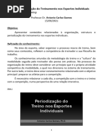 Treinamento Esportivo - Lev Matveev | PDF