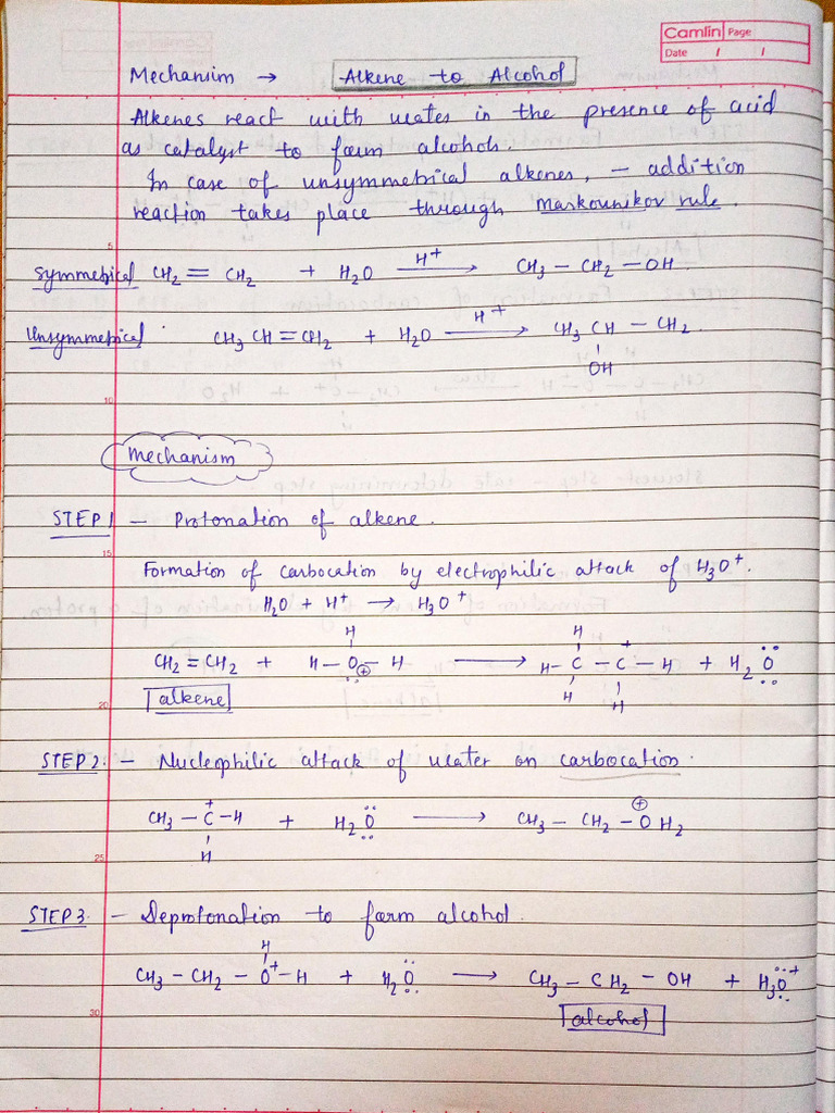 Mechanism Reactions | PDF