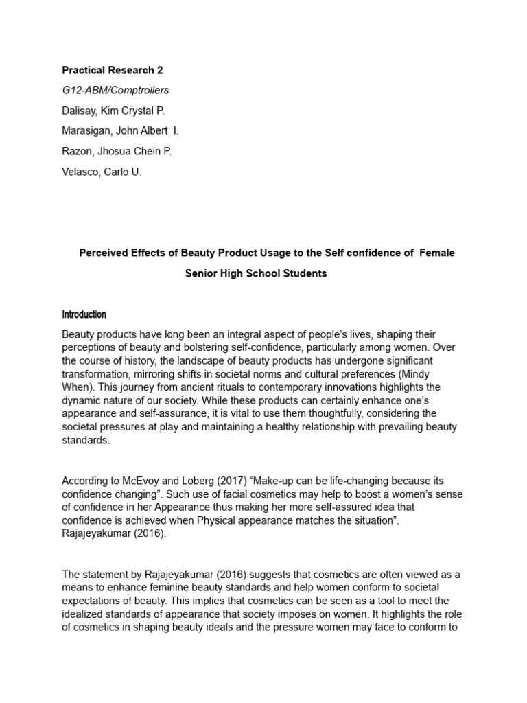 Introduction | PDF | Cosmetics | Beauty