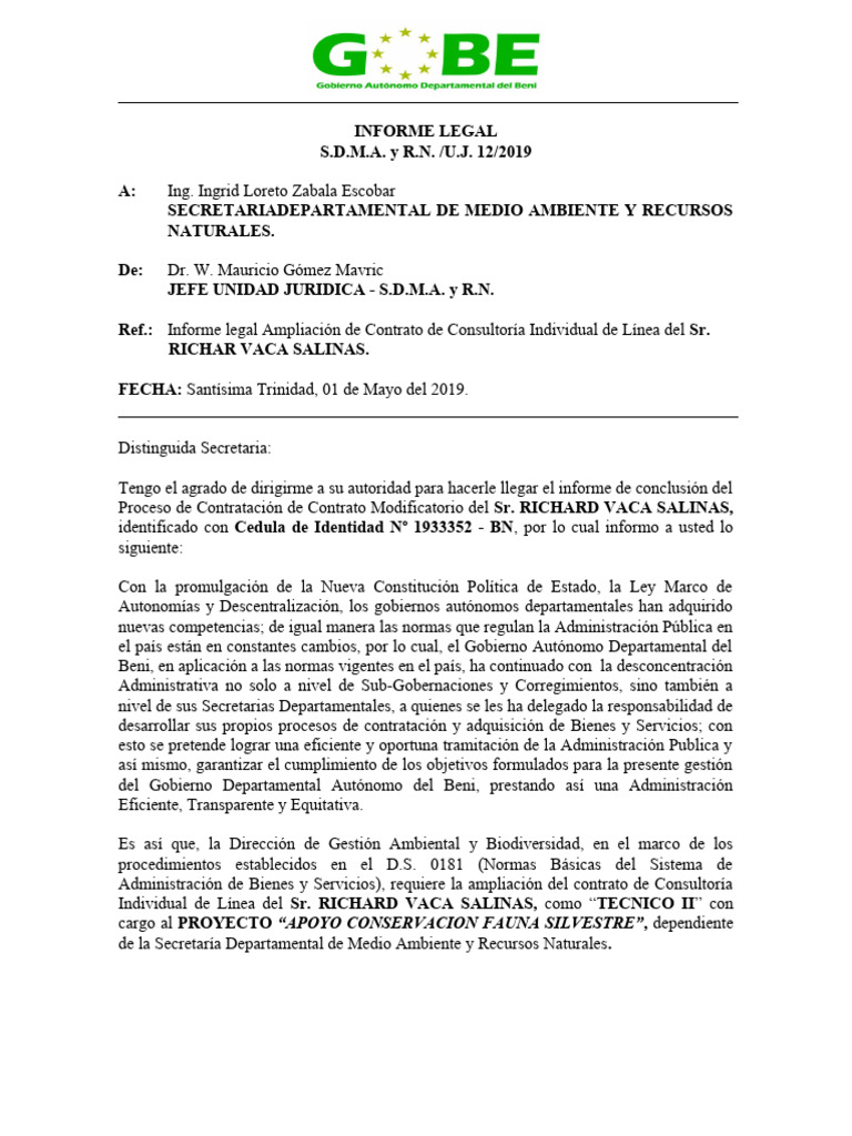 Informe de Adenda | PDF | Administración Pública | Gobierno