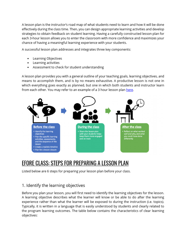 Lesson Plan | PDF | Educational Assessment | Learning