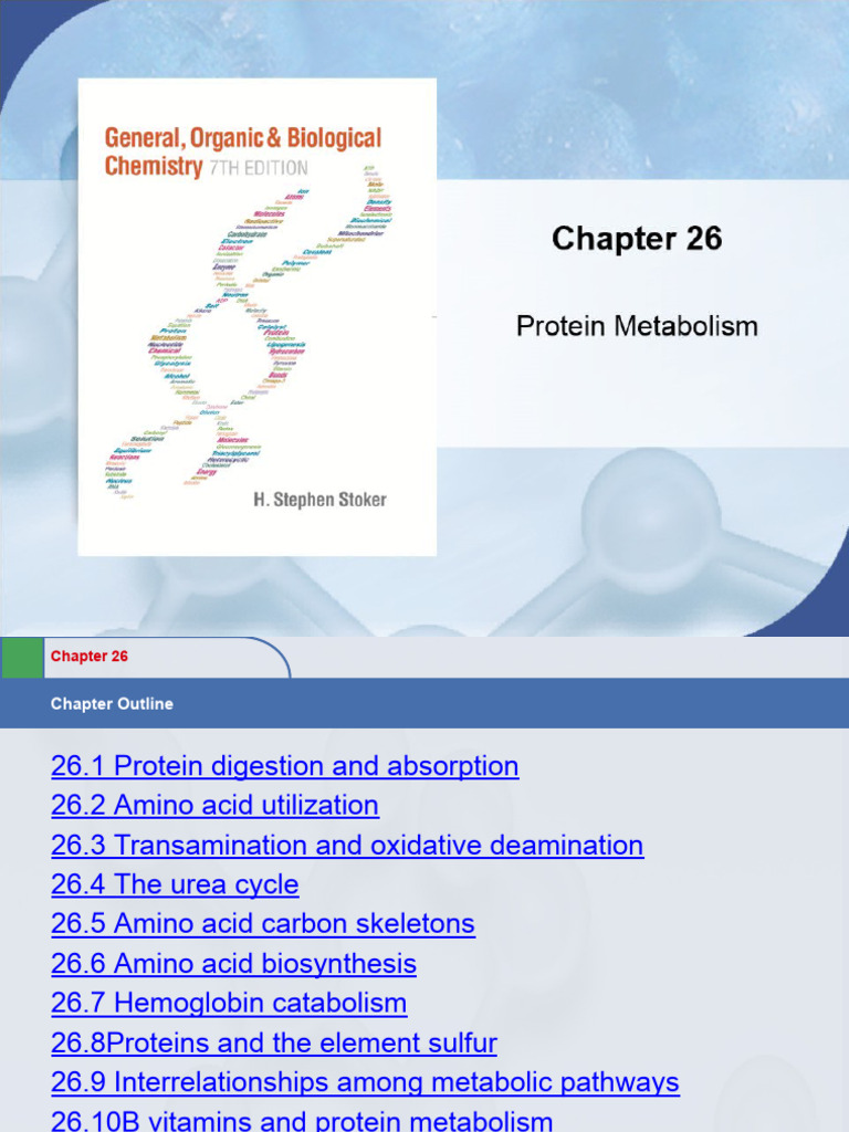 Stoker7e PPT CH26 | PDF | Digestion | Biosynthesis