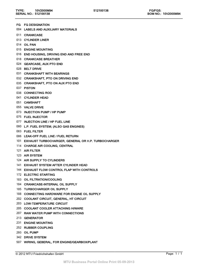 10V 2000CRM94 512100138 - en | PDF | Internal Combustion Engine ...
