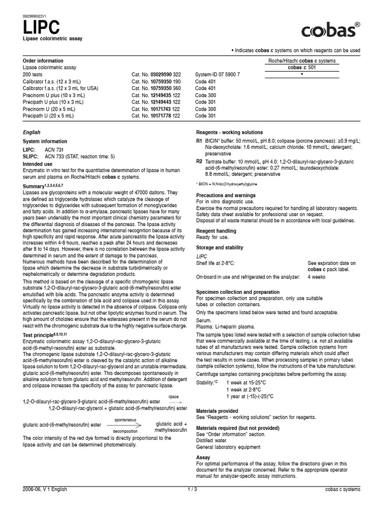 LIPC en | Download Free PDF | Detection Limit | Chemistry